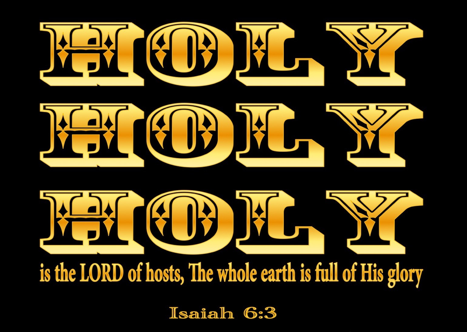 Thus Spake Isaiah When He Saw His Glory - Heaven4Sure